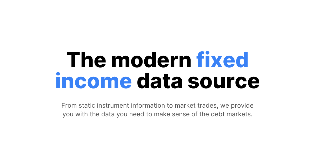 The modern fixed income data source | Terrapin